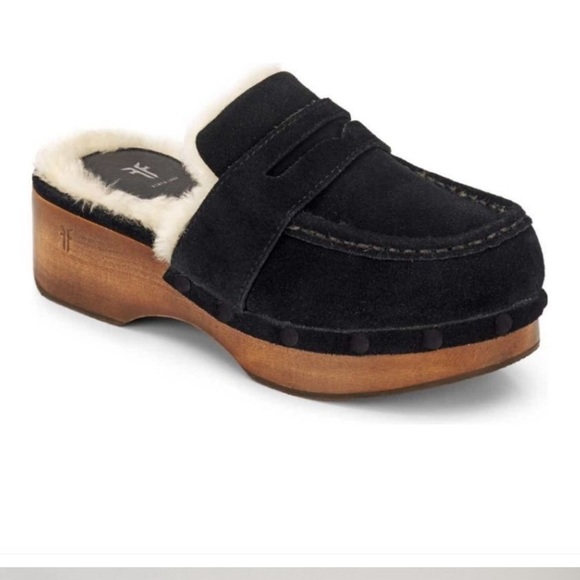 Frye | Shoes | Frye Melody Genuine Shearling Platform Clog | Poshmark